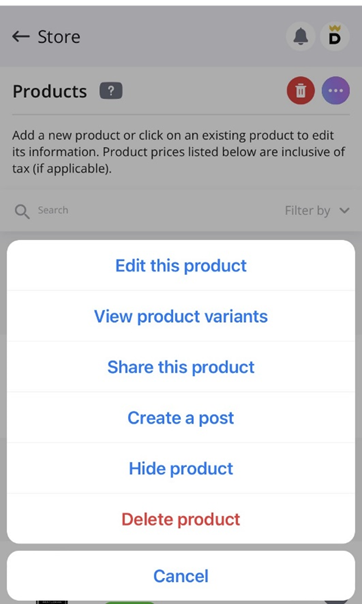 How Do You Show or Hide Your Products? - Mobile – BoxCommerce